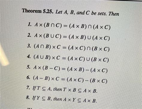 solved 4 prove theorem 5 25 part 5 ax b c a x b
