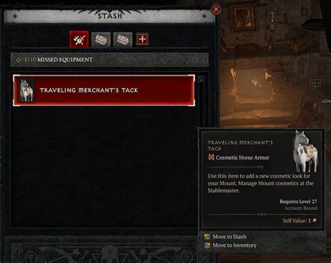 Hint Missed Rare Loot Automatically In Stash Rdiablo4