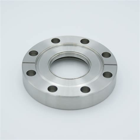 Zero Length Fused Silica Viewport Deep Ultraviolet Dn16cf A1671 2 Cf