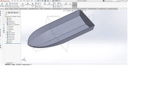Using Solidworks Loft The Front Contour And Create A Video Showing How