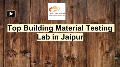 PPT Top Building Material Testing Lab In Jaipur PowerPoint Presentation Free To Download