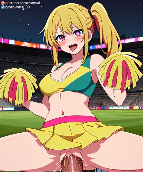 Rule 34 Ai Generated Anime Blonde Hair Cheerleader Cheerleader Outfit