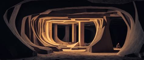 Cascading Geometric Shapes Create A Mesmerizing Optical Illusion In A