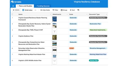 Coastal Resiliency Database Resilient Virginia
