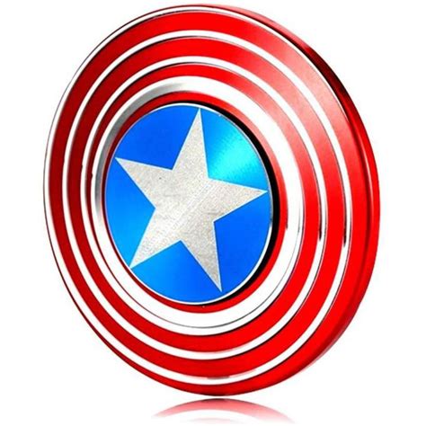 Captain America Fidget Spinner Red And White Bd