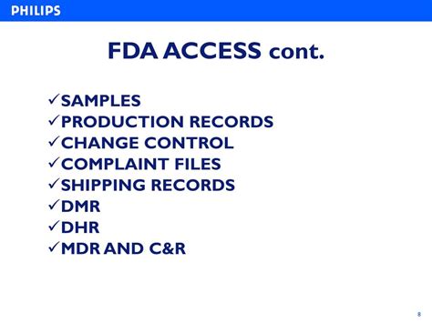 Ppt Preparation For Fda Inspection Powerpoint Presentation Free