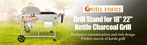 Grill Force Grill Table Kettle Grill Cart Outdoor Grill