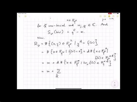 Free Video The Polynomial Method For Point Counting And Exponential Sums Lecture Iv From
