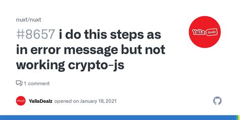 I Do This Steps As In Error Message But Not Working Crypto Js · Issue
