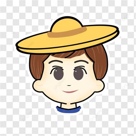 귀여운 얼굴 스티커 상표 만화 얼굴 Png 일러스트 및 Psd 이미지 무료 다운로드 Pngtree