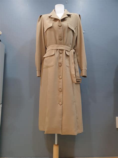 여성롱원피스 다운베이지 카라 허리리본 66 77 세컨웨어헬로마켓