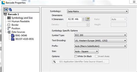 How To Add ISO IEC Format To D Barcode Seagull Support Portal