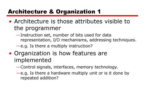 Architecture And Organization 1 Ppt Download