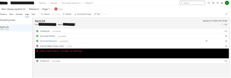 [error]cannot read property filename of undefined setup ci cd pipeline vs azure devops
