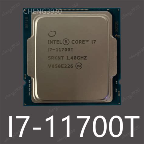 Intel Core I7 11700t 1 40ghz 8 Cores 16 Threads 35w Lga1200 Cpu