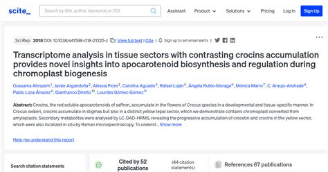 Transcriptome Analysis In Tissue Sectors With Contrasting Crocins Accumulation Provides Novel