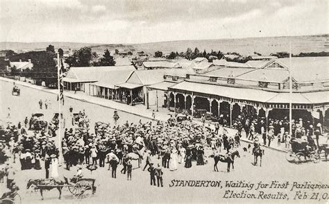 gv4 awaiting 1907 election results in standerton via carol hardijzer the heritage portal