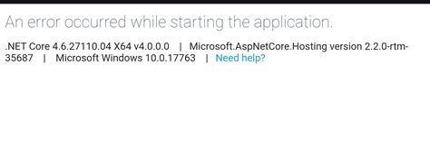 Aspnet Core Application Start Up Issue On Windows Plesk Shared Hosting