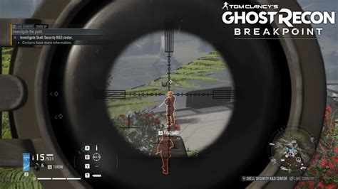Ghost Recon Breakpoint Eliminate The Skell Security At Randd Center Youtube