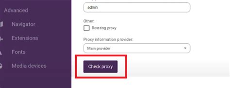 Step By Step Proxy Settings In Incogniton