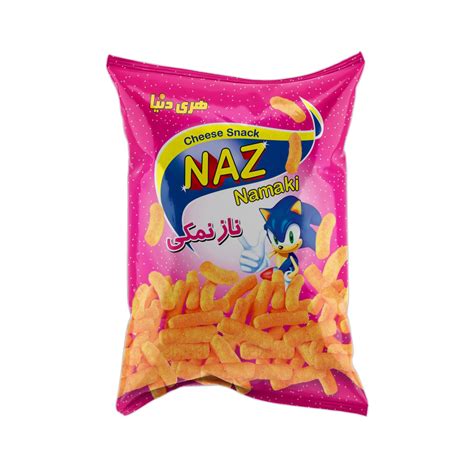 پفک ناز نمکی 50 گرام شرکت تولید مواد غذایی هری دنیا