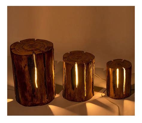 Tree Stump Lamp Lamp Unique Lighting Outdoor Lawn
