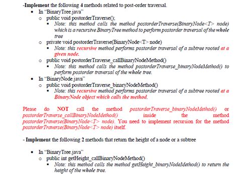 Solved Implement The Following 4 Methods Related To
