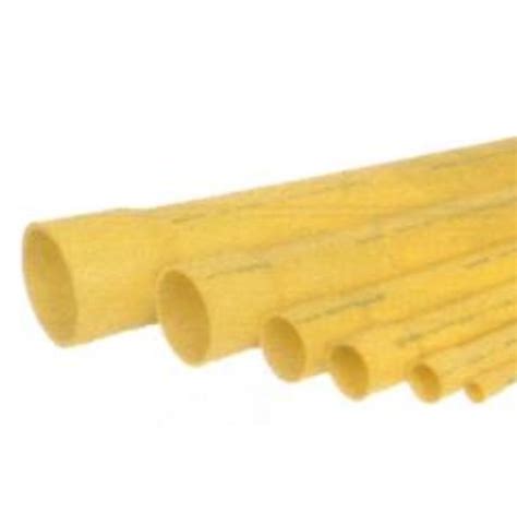 ท่อร้อยสายไฟ สีเหลือง ปลายบาน พีวีซี ท่อน้ำไทย ชั้นคุณภาพ 1 80 มม 3 นิ้ว ยาว 4 เมตร