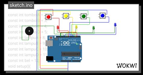 Pertemuan 4 Semester2 Wokwi Esp32 Stm32 Arduino Simulator