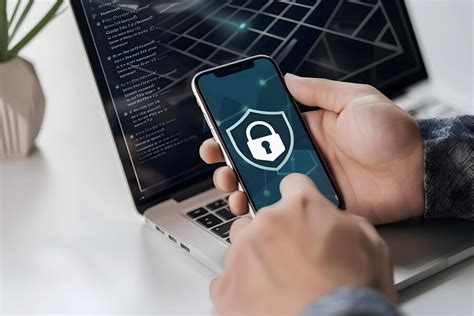 Modern Cybersecurity Protection For Smartphone And Laptop With Advanced Data Encryption
