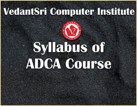 Adca Computer Course Syllabus Scope Duration Admission