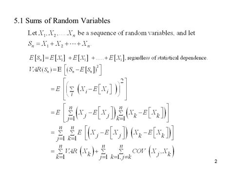 1 chap 5 sums of random variables and long term averages many problems