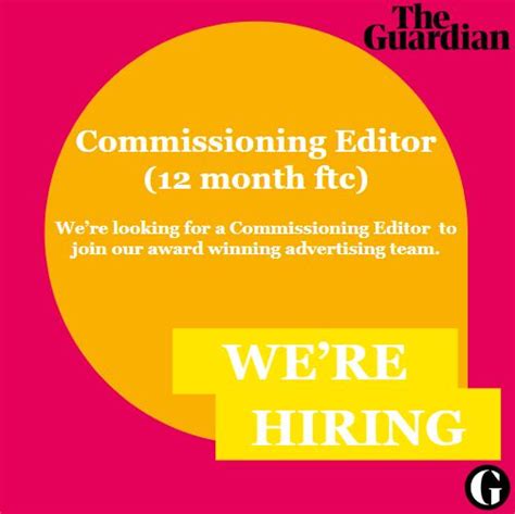 Cassia Geller Is Looking For A Commissioning Editor To Join Their Team