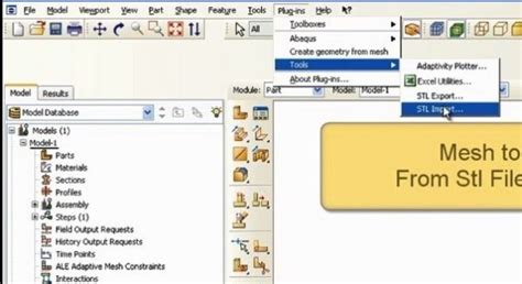 تبدیل مش بدون هندسه orphan mesh به هندسه در آباکوس