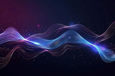 Premium Photo Technology Data Background Glowing Particles Abstract Futuristic And Technology