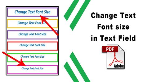 How To Change Text Font Size In Pdf Text Field Prepare Form Using