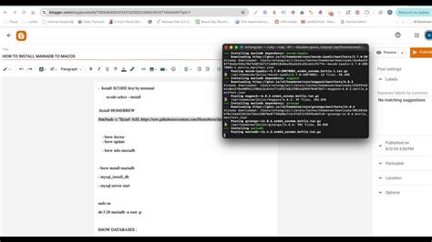 How To Install Mariadb To Macos Youtube