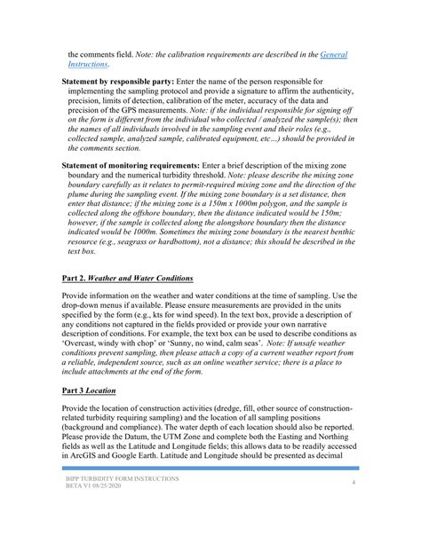 Download Instructions For Turbidity Monitoring Form PDF Templateroller