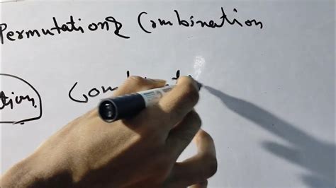 Permutation And Combination Ssc Bssc State Exam Simple Definition Maths Youtube