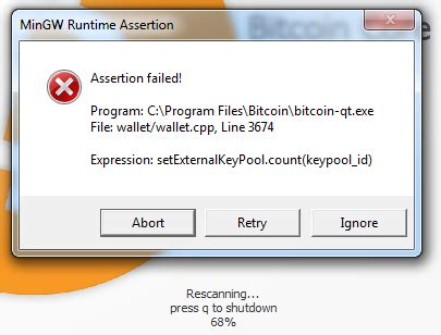 Assertion Failure During Rescan Issue Bitcoin Bitcoin GitHub