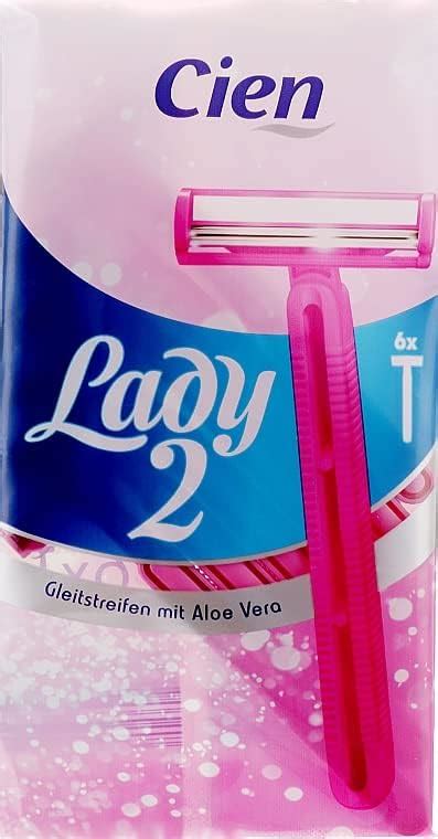 Twin Blade Disposable Razors For Women Cien Lady With Aloe Vera Moisturising Strips Amazon