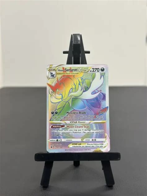 Pokemon Hisuian Samurott Vstar 197189 Secret Rare Astral