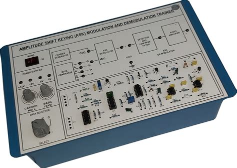 AMPLITUDE SHIFT KEYING MODULATION AND DEMODULATION TRAINER Manufacturer In India
