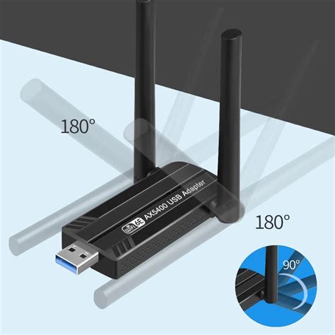 Mbps Usb Wifi E Adapter Tri Band G G G Wireless Wifi Dongle Antenna Gigabit