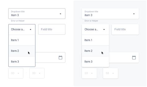 Dropdown Goodbarbers Design System