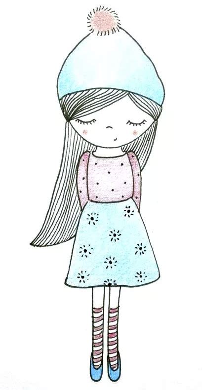 Как нарисовать девочку поэтапно легко и красиво Дочки Матери