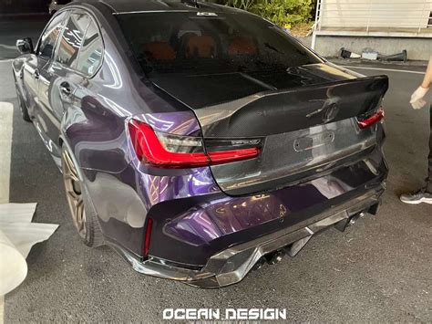 Future Design Bmw 3 Series G20 G21 Lci Carbon Fibre Rear Diffuser Aero Carbon Uk