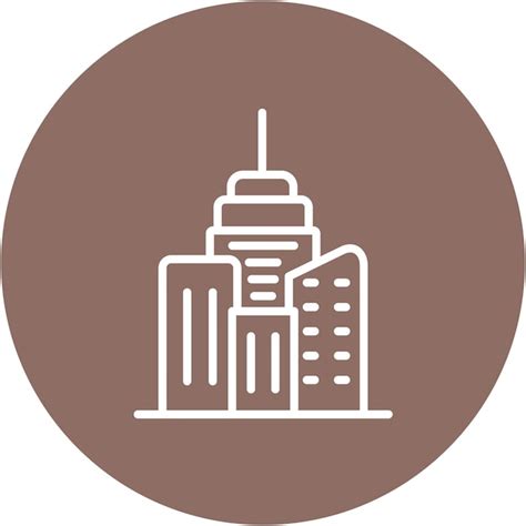 Premium Vector Skyline Vector Illustration Style