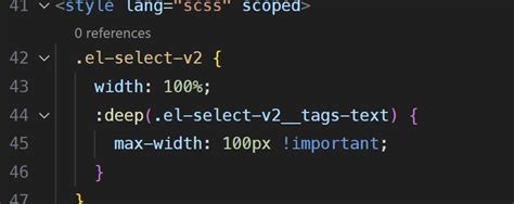 前端 El Select V2组件多选选择项溢出样式问题？ Segmentfault 思否