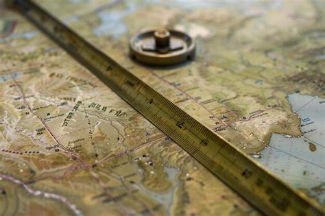 Measuring Land Boundaries Ar Generative Ai Premium Ai Generated Image